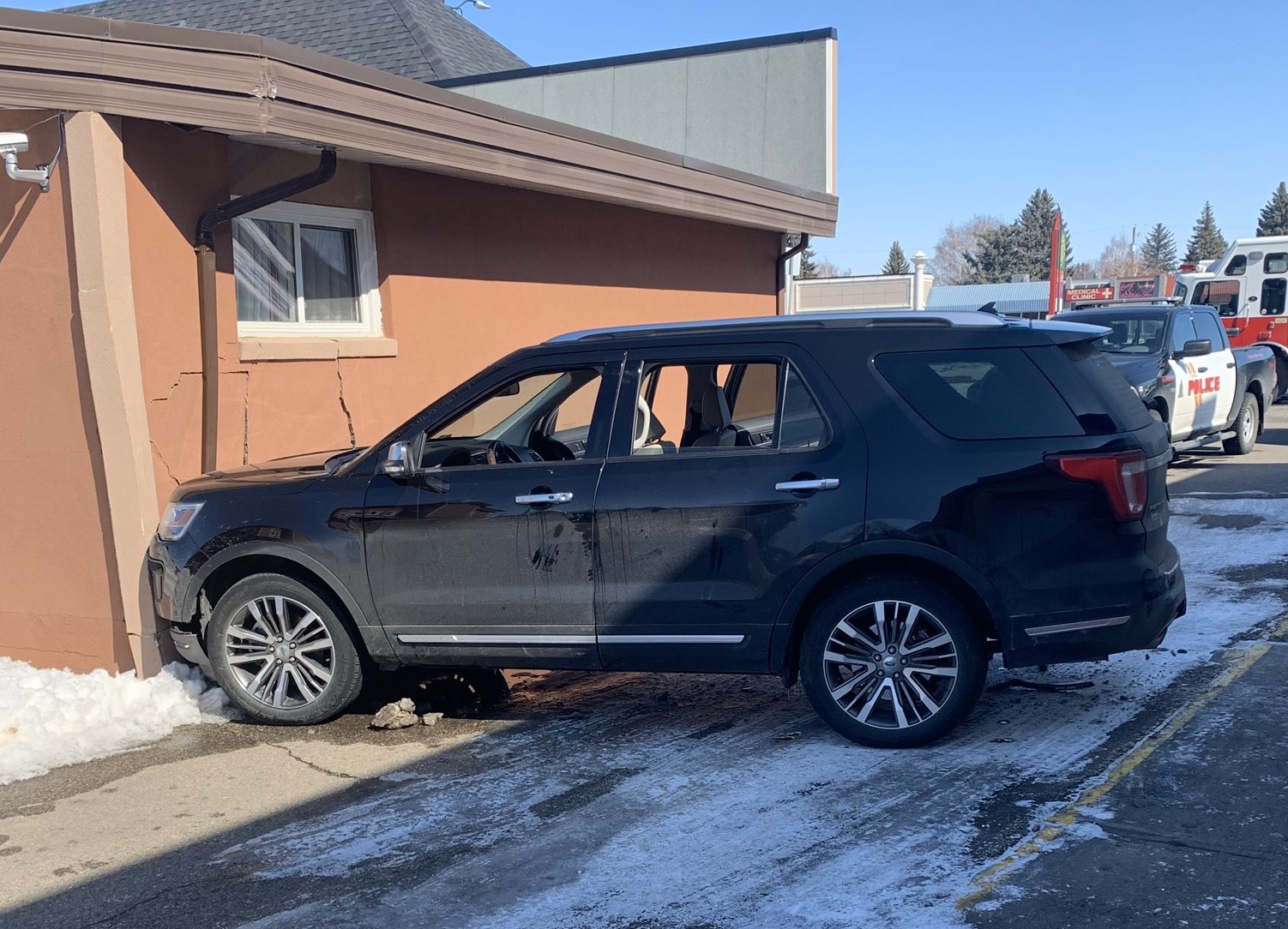 Lethbridge Man Facing Charges After Stolen Suv Hits Office Building My Lethbridge Now 4821